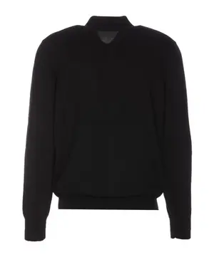 Brunello Cucinelli Buttoned Lapel Long-sleeved Sweater