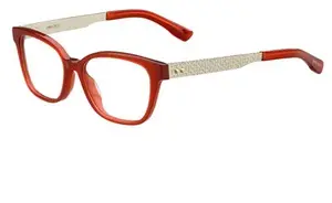 JIMMY CHOO Square Frame Eyeglasses - Red