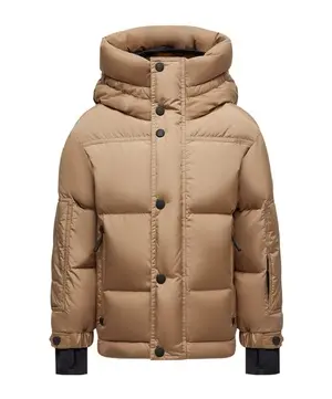 Moncler Kasanka Down Ski Jacket With Hood - Camel