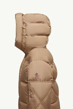 Moncler Kasanka Down Ski Jacket With Hood - Camel