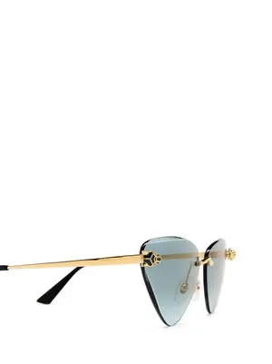 Cartier Triangle Frameless Sunglasses