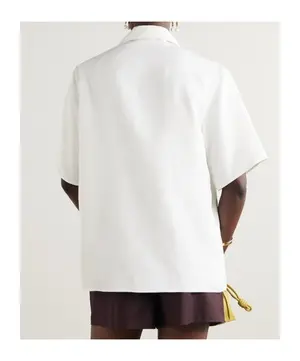 Marni Embroidered Appliqued Poplin Shirt