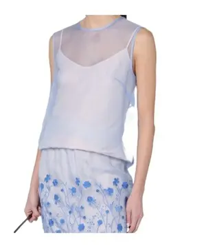 P.a.r.o.s.h Sleeveless Double Layered V-neck Tank