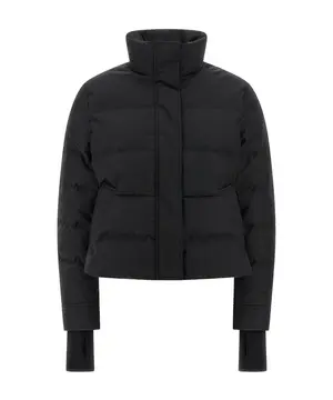 Alexander McQueen High-neck Cropped Down Jacket