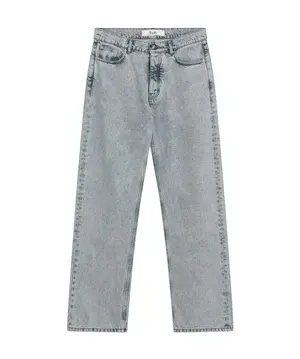 Séfr Light Blue Distressed Denim Jeans - Gray