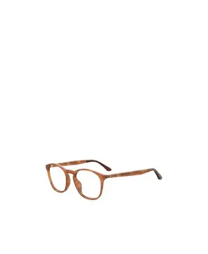 JIMMY CHOO Round Frame Eyeglasses - Brown