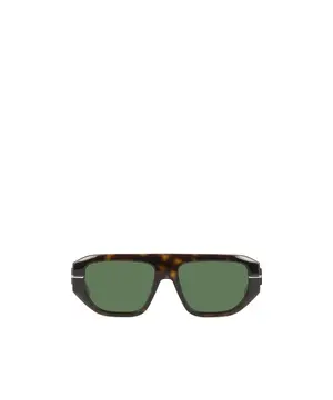 Fendi Graphy Logo Rectangular Sunglasses - Havana