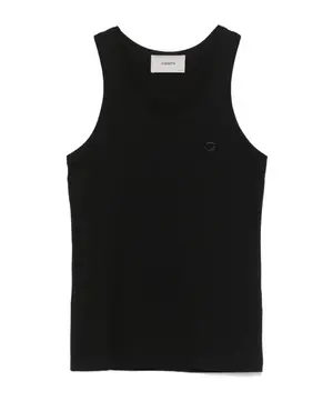 Coperni Logo-embroidered Sleeveless Tank Top - Black