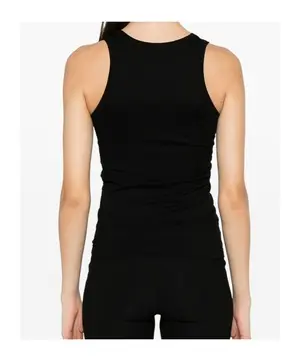 Coperni Logo-embroidered Sleeveless Tank Top - Black