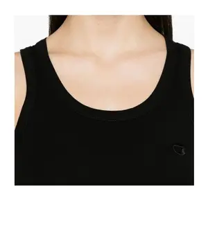 Coperni Logo-embroidered Sleeveless Tank Top - Black