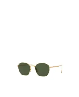 Persol Hexagonal Frame Sunglasses - Green