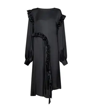 REMAIN BIRGER Asymmetrical Detail Dress
