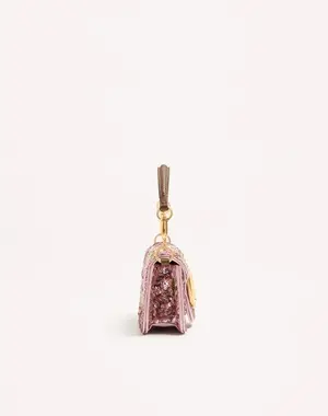 Valentino Garavani Locò Small Embroidered Shoulder Bag - Pink/multicolor