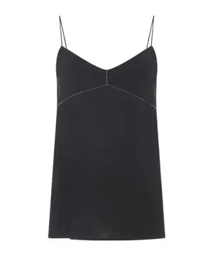 Fabiana Filippi Embellished V-neck Tank Top