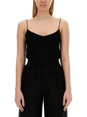Fabiana Filippi Embellished V-neck Tank Top