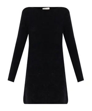 Blumarine Heart Cut-out Embellished Mini Dress
