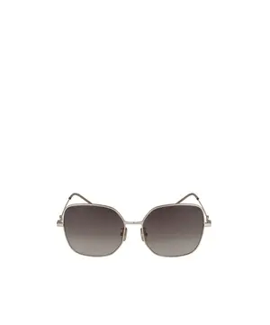 Givenchy Square Frame Sunglasses With Logo Detail - Gray