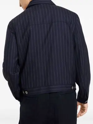 Brunello Cucinelli Striped Virgin-wool Jacket