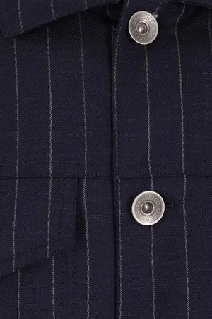 Brunello Cucinelli Striped Virgin-wool Jacket