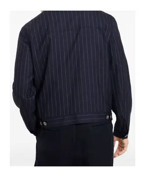Brunello Cucinelli Striped Virgin-wool Jacket