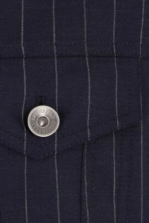 Brunello Cucinelli Striped Virgin-wool Jacket