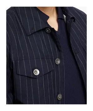 Brunello Cucinelli Striped Virgin-wool Jacket