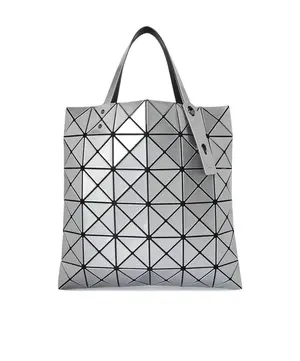 Issey Miyake Geometric Pattern Tote Bag - Gray