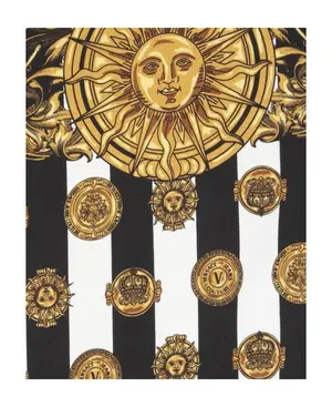 Versace V-emblem Medusa-print Fleece Hoodie