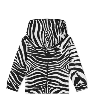 Dolce & Gabbana Zebra Print Cotton Hoodie