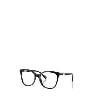 Emporio Armani Full Rim Eyeglasses With Curved Temples And Logo Detail