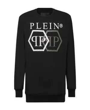 Philipp Plein Logo Pullover Hoodie