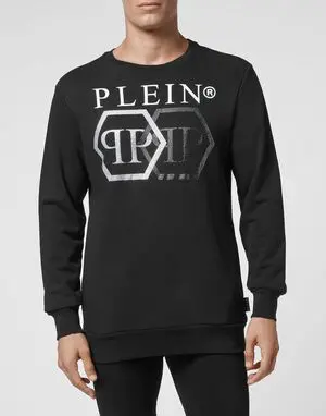 Philipp Plein Logo Pullover Hoodie