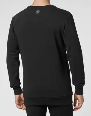 Philipp Plein Logo Pullover Hoodie