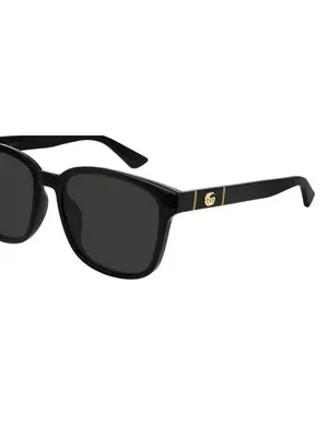 Gucci Square Frame Sunglasses With Logo Detail - Gray