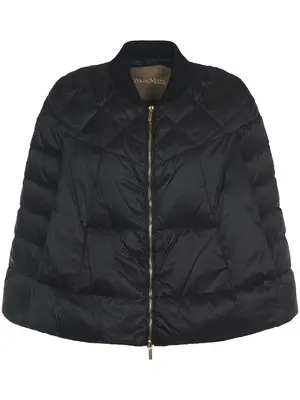 Max Mara Quilted Cape Jacket