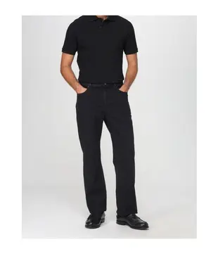 Saint Laurent Button Detailed Short-sleeved Polo Shirt - Black