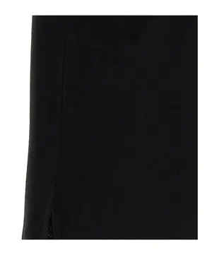 Saint Laurent Button Detailed Short-sleeved Polo Shirt - Black