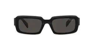 Prada Rectangular Frame Sunglasses With Mirror Leg Logo