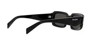 Prada Rectangular Frame Sunglasses With Mirror Leg Logo