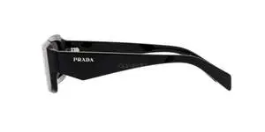 Prada Rectangular Frame Sunglasses With Mirror Leg Logo