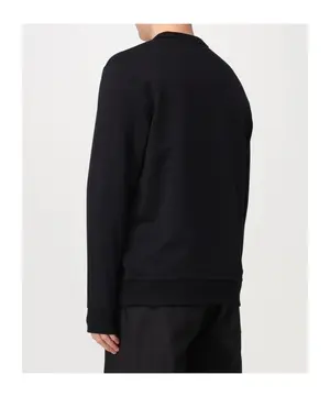 Burberry Logo Printed Crewneck Sweatshirt - Black