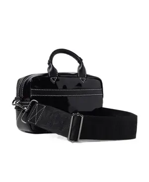 Balmain Logo Printed Top Handle Bag
