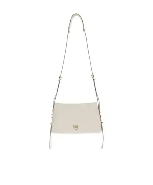Pinko Love Birds Mini Crossbody Bag - Nude