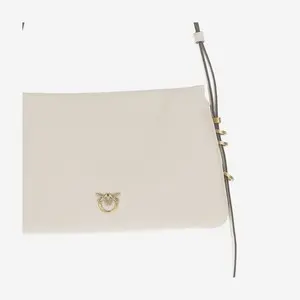 Pinko Love Birds Mini Crossbody Bag - Nude