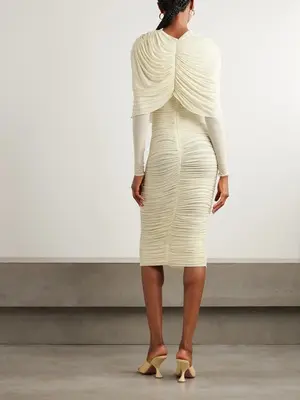 Magda Butrym Pleated Tulle Dress