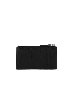 FERRAGAMO Logo Embossed Zipped Card Case