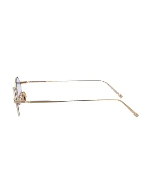 Matsuda Geometric Octagonal Frame Sunglasses - White