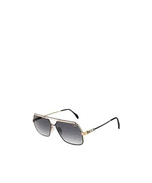 Cazal Geometric Aviator Sunglasses - Gray
