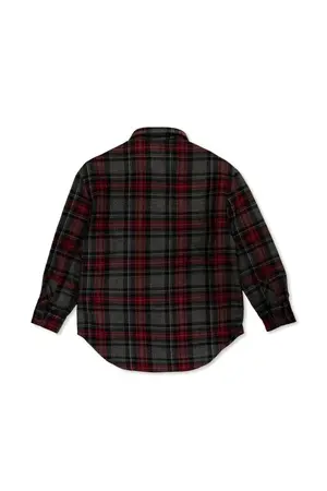 Dolce & Gabbana Plaid Check Shirt With Dg Logo