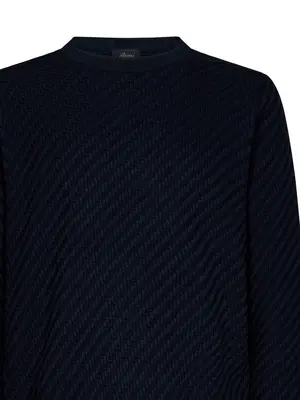 Brioni Trama Weave Crewneck Jumper